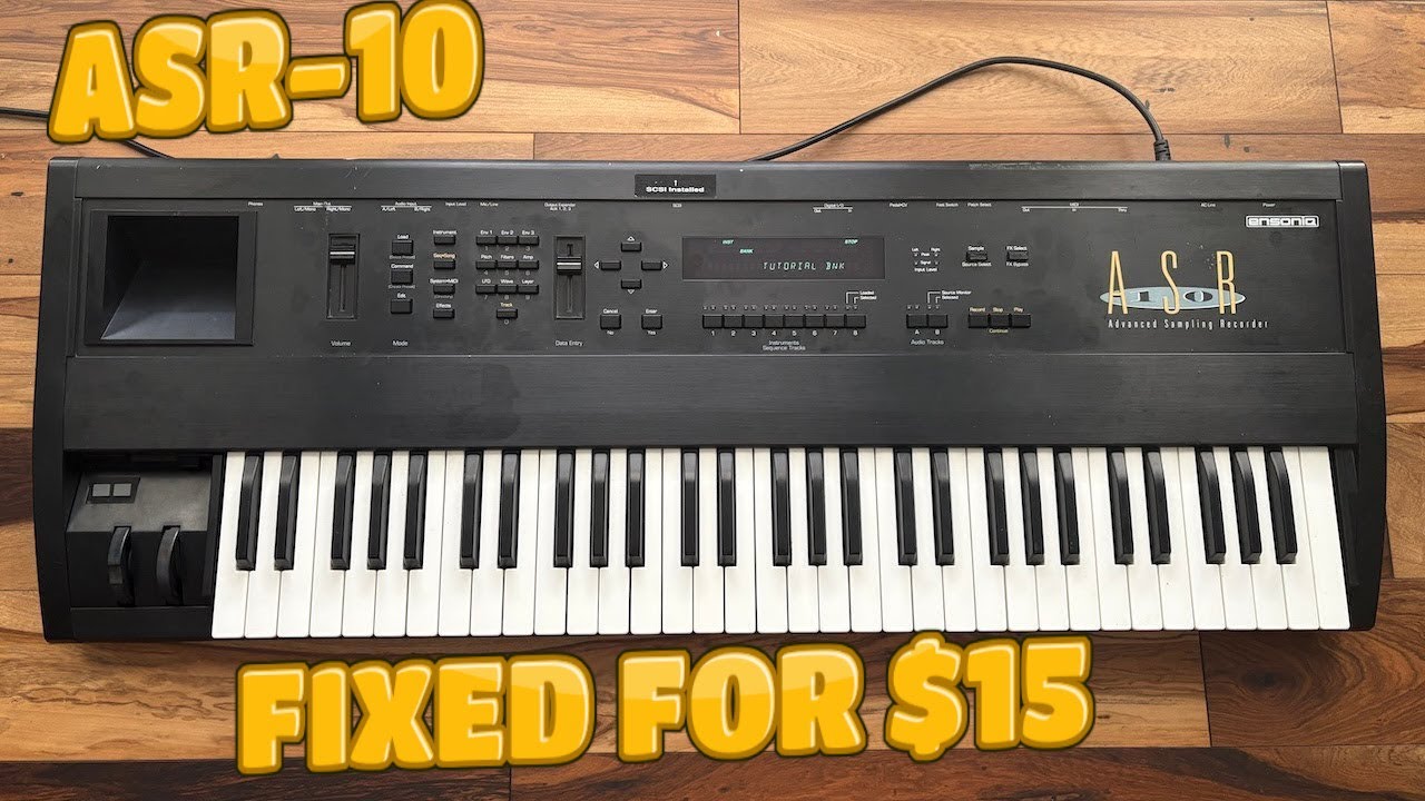 Ensoniq ASR -10 Update | Fixed for $15 | Quick Beat - YouTube