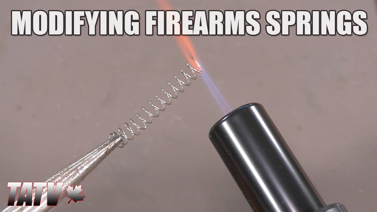 How to 'Slick Up' Firearms by Modifying Springs - YouTube