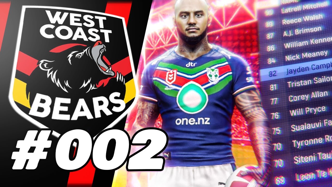 Roster Reveal 📝 Perth Bears Career Mode #002 - YouTube