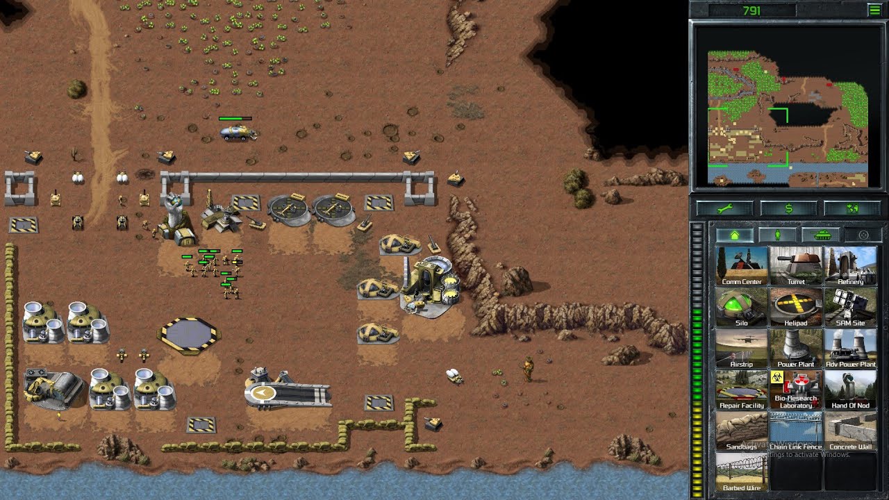 Casual Long Play: C&C Remastered TD Let Build a nice Base. Custom ...