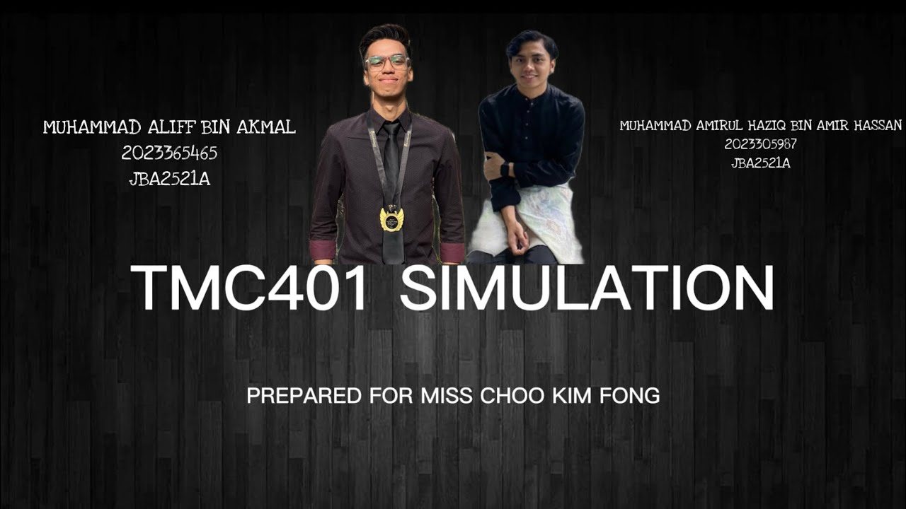 TMC401 SIMULATION VIDEO - YouTube