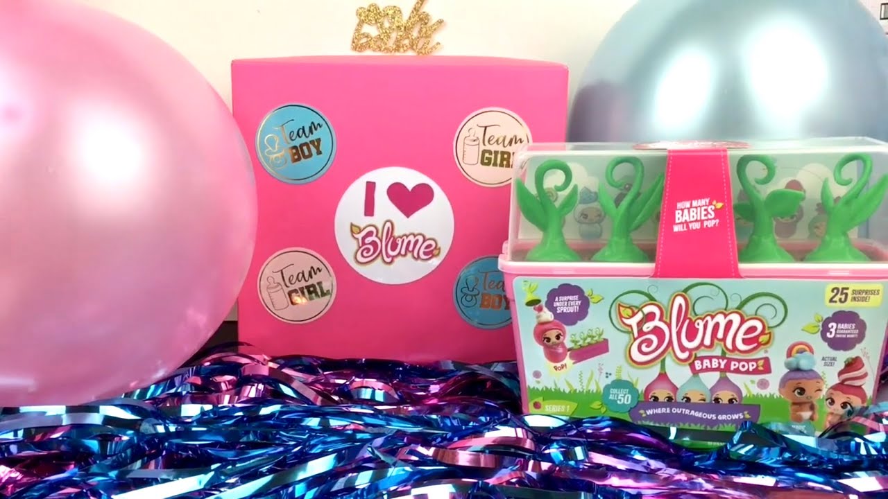 Blume Baby Pops Mystery Pack & Playset Color Change Gender Reveal ...