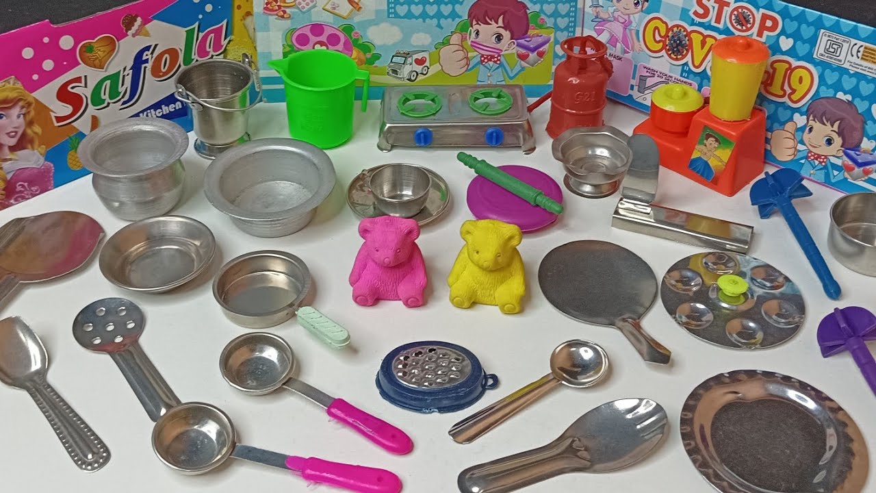 Play with Amazing mini kitchen set @MINI CLAY |@Dolliyon - YouTube
