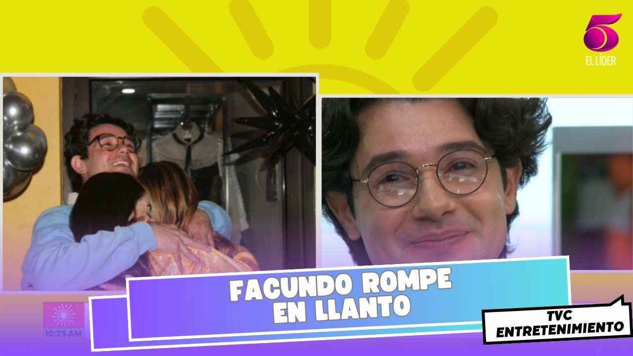 Facundo rompe en llanto al escuchar a sus hermanas menores - YouTube