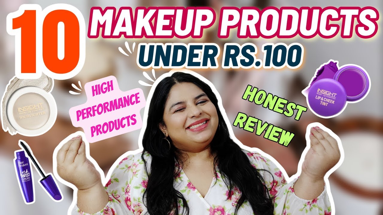 10 Best Makeup Products Under ₹100💗 | Affordable & Best Quality ...