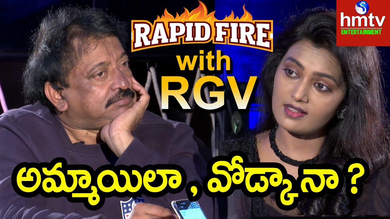 Anchor Roja Rapid Fire with RGV | Ram Gopal Interview | hmtv ...