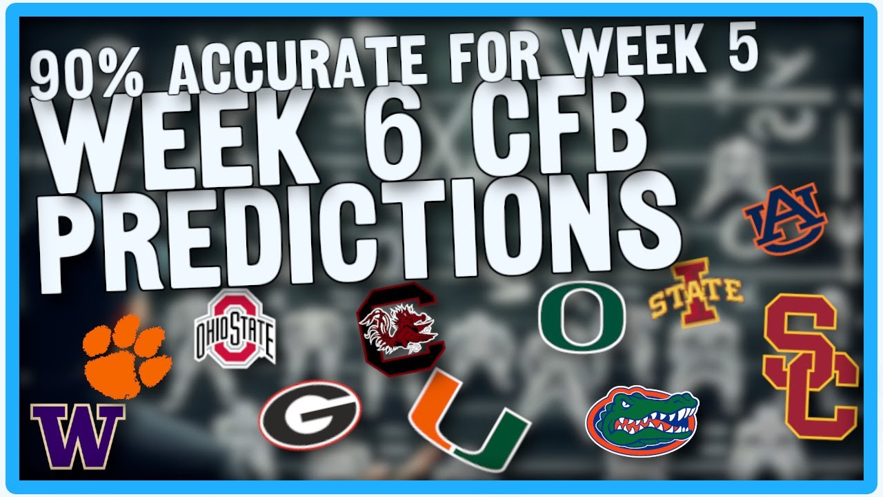 Expert Picks Are in | Week 6 College Football Picks - YouTube