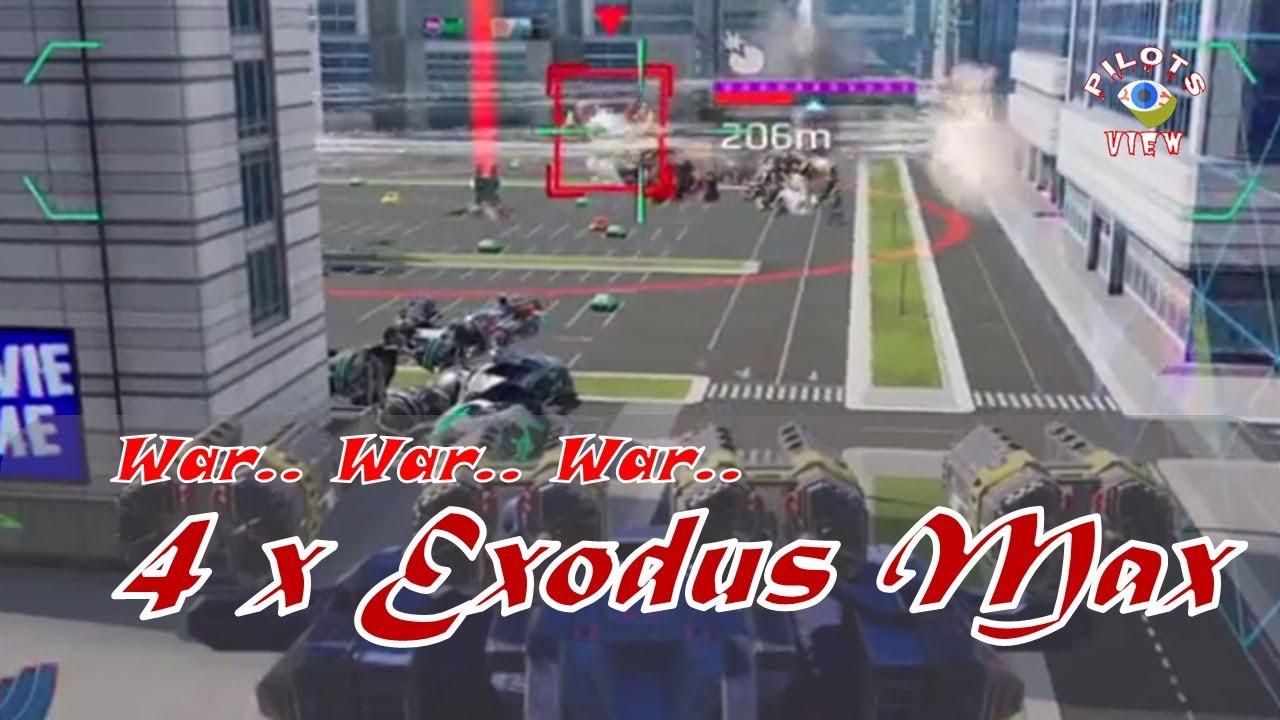 War Robots Exodus Max Rockets - YouTube