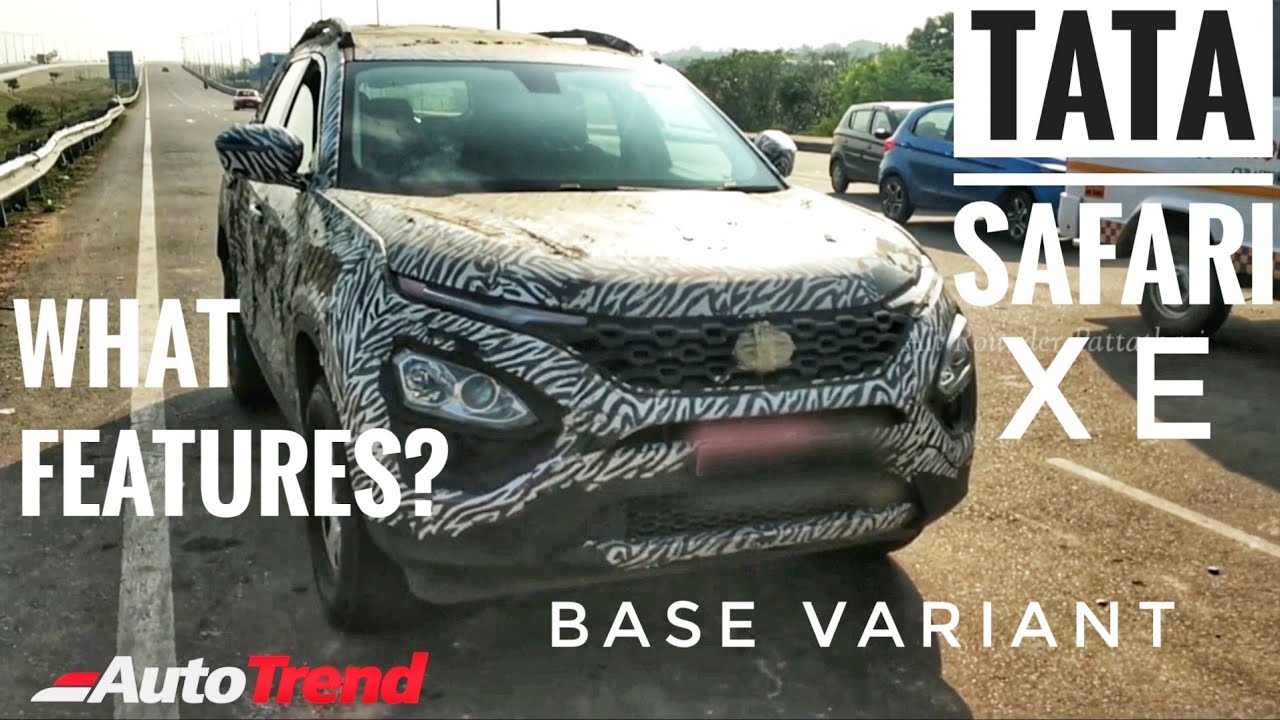 2021 Tata Safari XE Base Variant Features Revealed Ahead Of Launch ...