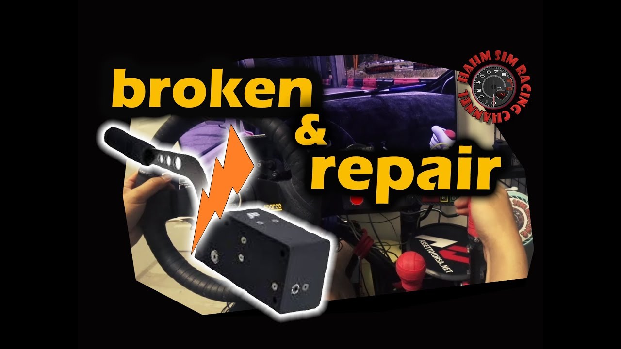 fanatec handbrake broken and repair - YouTube