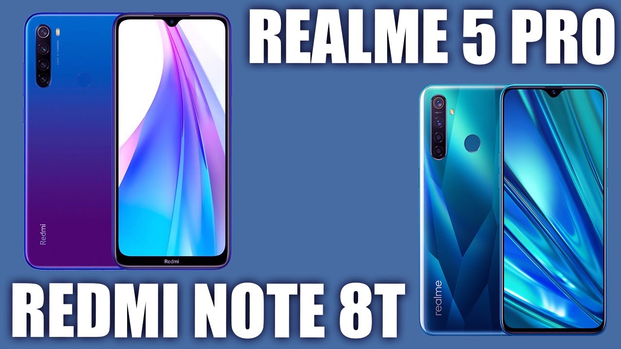 Redmi Note 8T vs Realme 5 Pro. Сражение! - YouTube