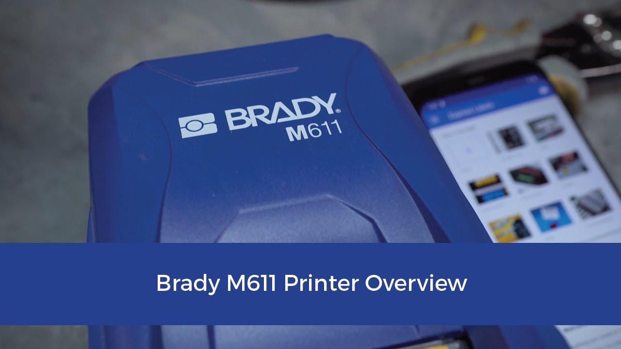 M611 Label Printer Overview - YouTube