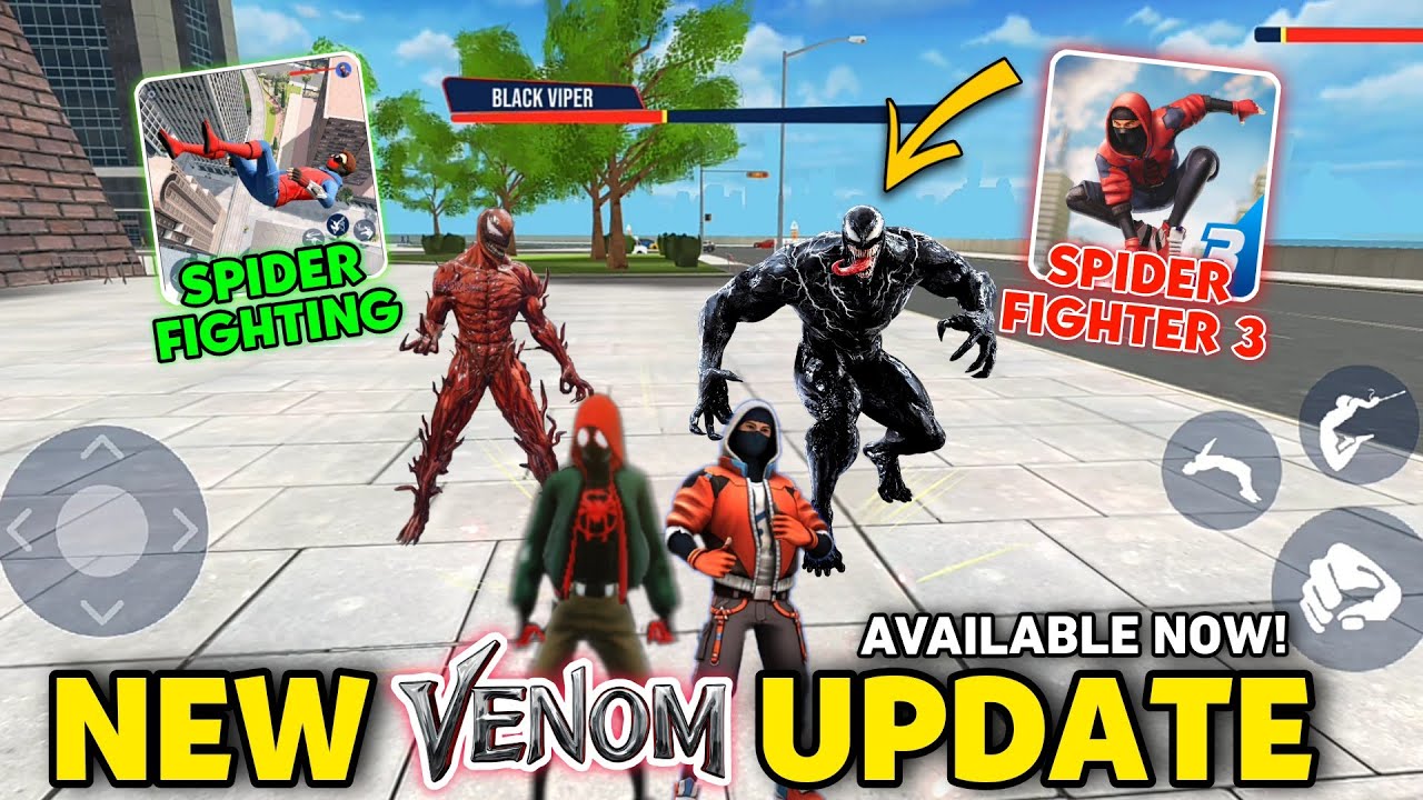 Spider Fighter 3 Venom Update? | Spider Fighting Venom Fight Scene ...
