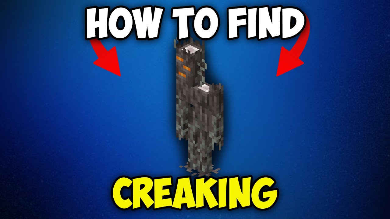 How to Find Creaking in Minecraft - YouTube