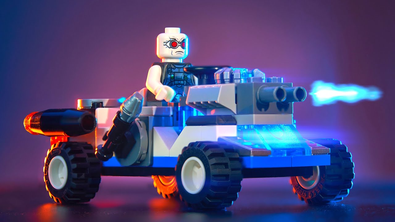 LEGO Mr. Freeze (DC) Car | LEGO Motor - YouTube
