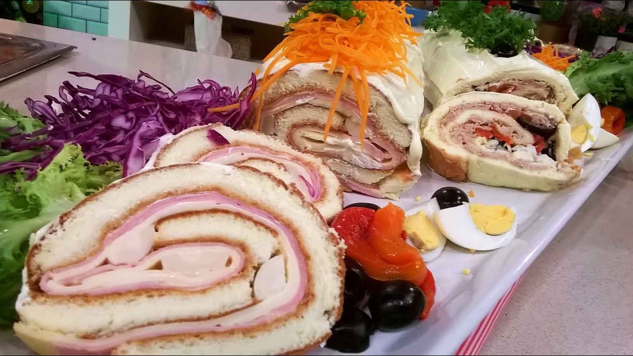 Pionono casero con relleno de atún para Navidad - YouTube