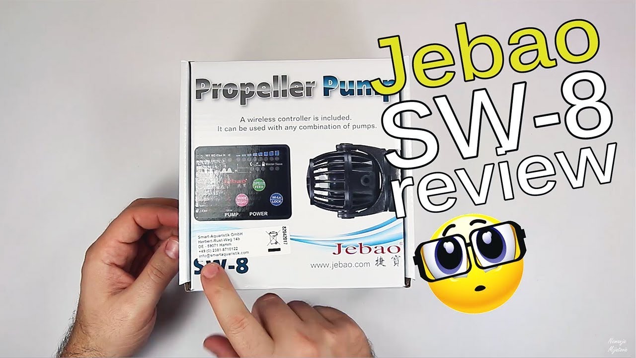 Jebao SW-8 Unboxing | REEF TANK VLOG_049 - YouTube