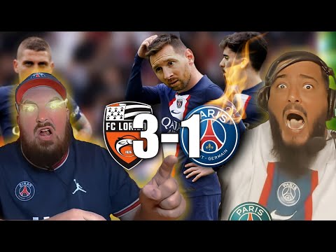 la COLÈRE des PARISIENS ! PSG 1-3 LORIENT le BEST OF 🔥