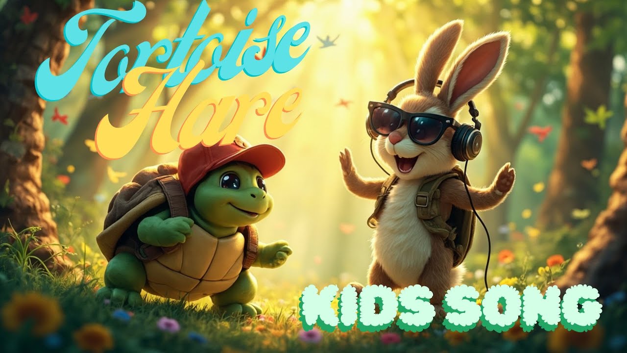 The Tortoise and the Hare Kids Song | Nursery Rhyme for Toddlers 🐢🐇 ...