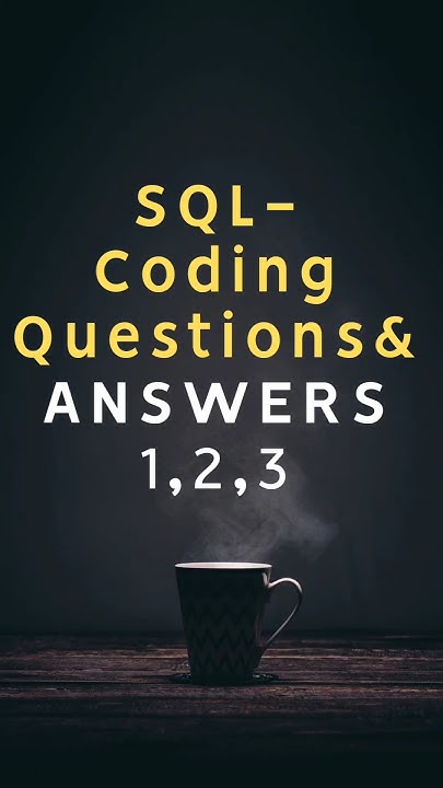 SQL code interview questions and answers || #sql #sqlforbeginners #sqltips - YouTube