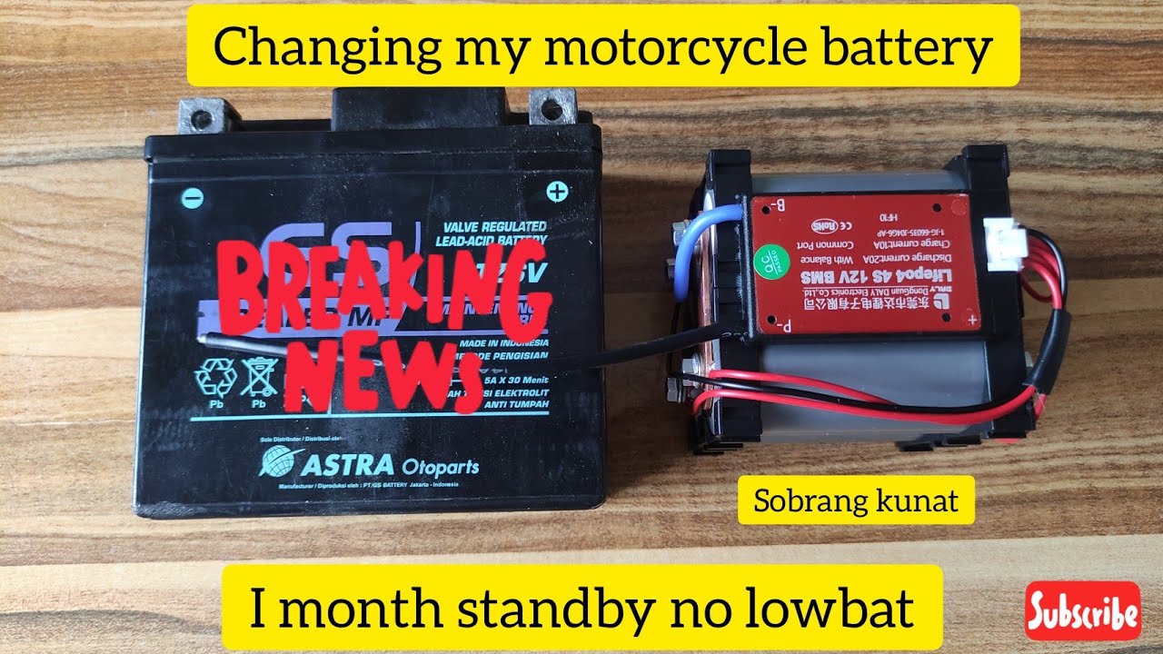 Raider 150 Tutorial motorcycle battery to Lifepo4 Battery - - YouTube