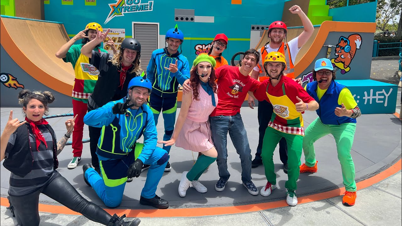 Go Xtreme full show Legoland California resort summer block party in 4k ...