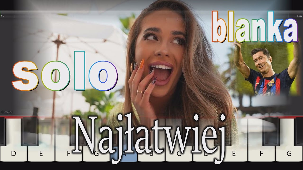 Blanka - Solo - łatwa-podkład-pianino-piano-cover-keyboard-tutorial-nuty-karaoke-chords-midi ...