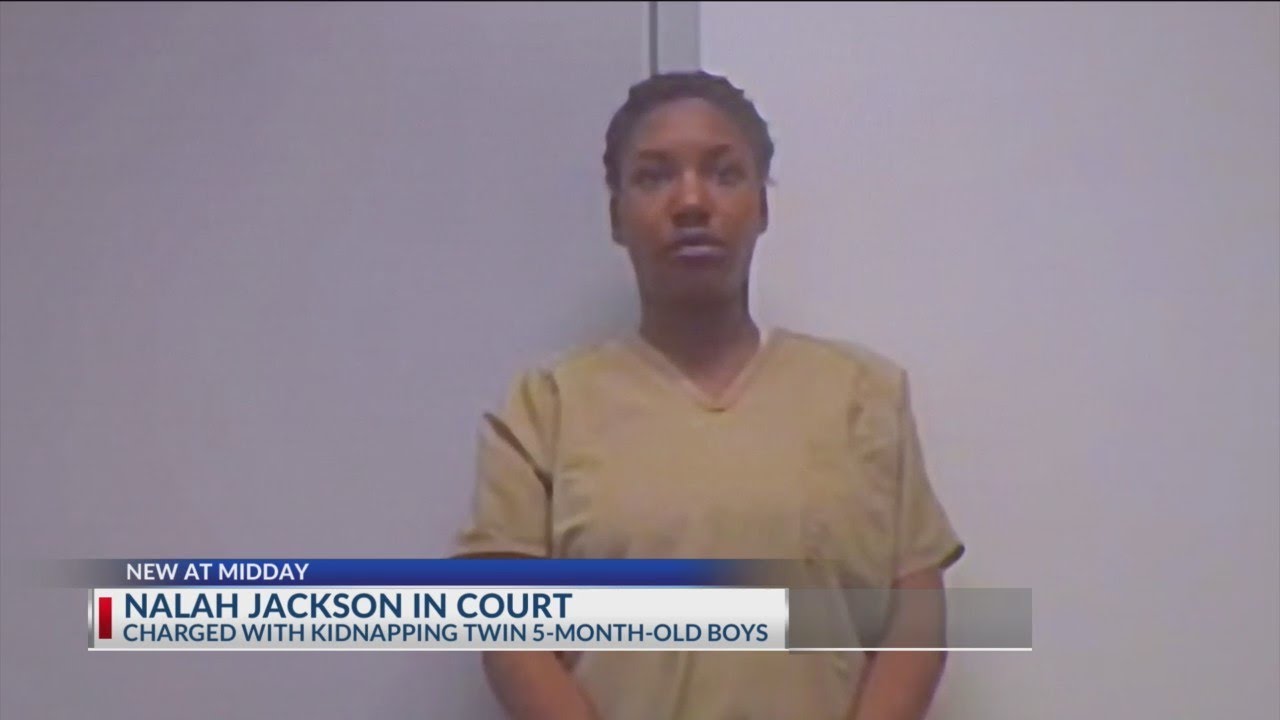 Nalah Jackson in Columbus for arraignment on felony charges - YouTube
