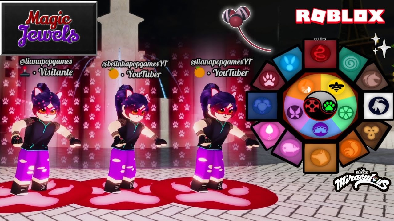 *TRANSFORMAÇÕES* HERÓIS DO MAGIC JEWELS!!! - Roblox - YouTube