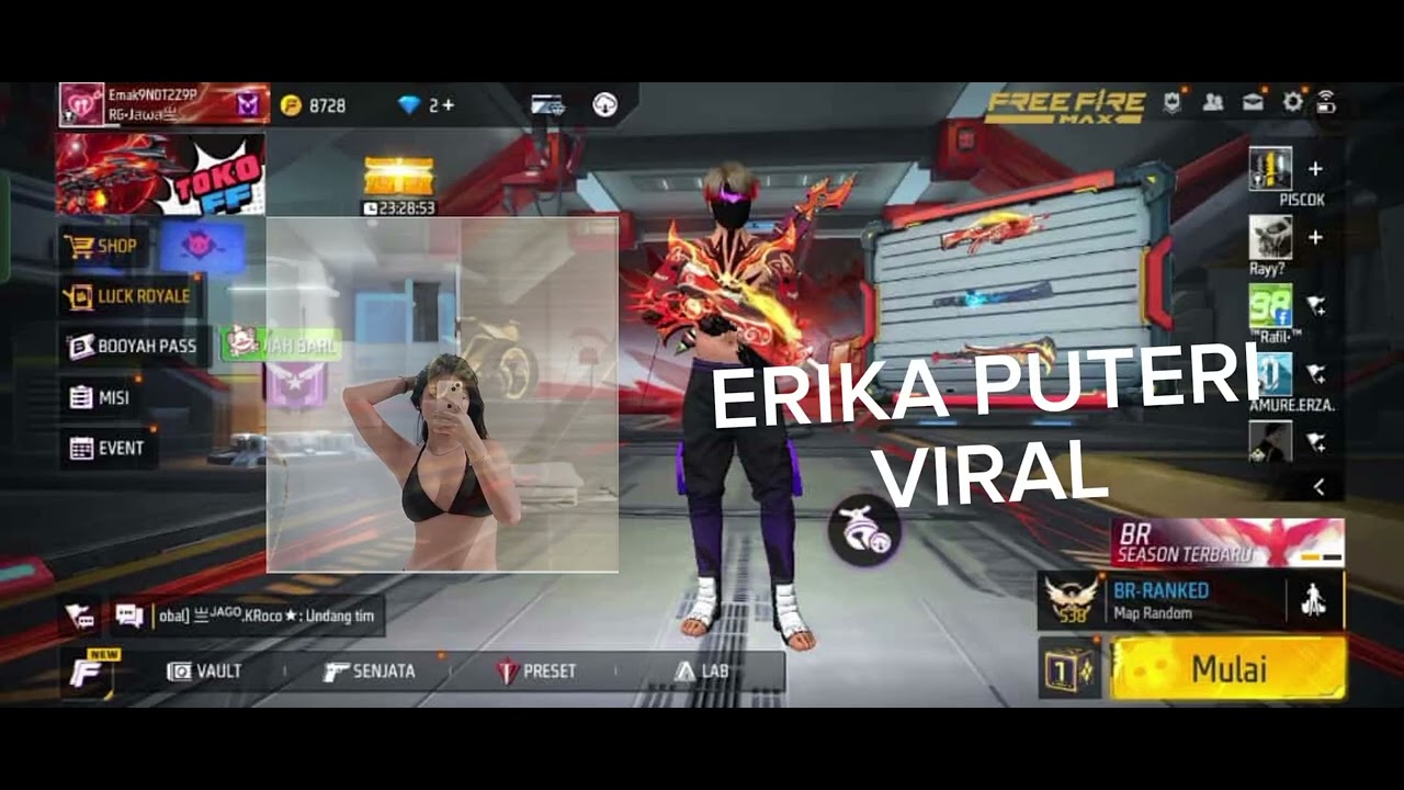 VIDIO VIRAL ERIKA PUTERI TERBARU 2024 #trending #freefire #nopw #mlbb ...