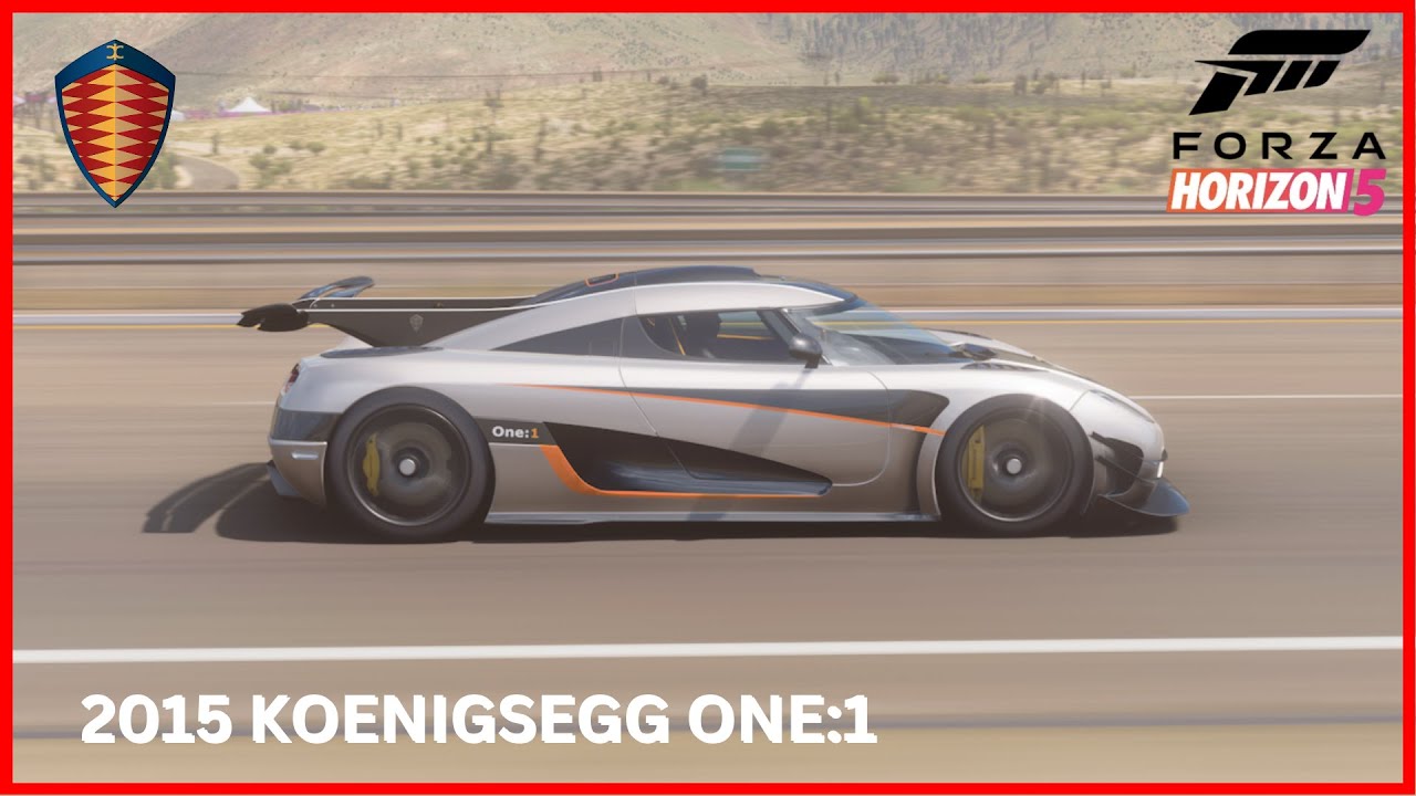 2015 Koenigsegg One:1 Top Speed Test - Forza Horizon 5 - YouTube