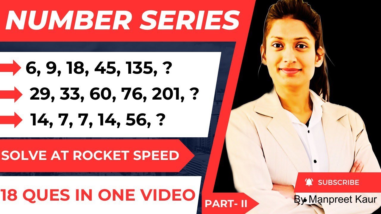 Number Series All Important Questions under 20 seconds | Reasoning ...