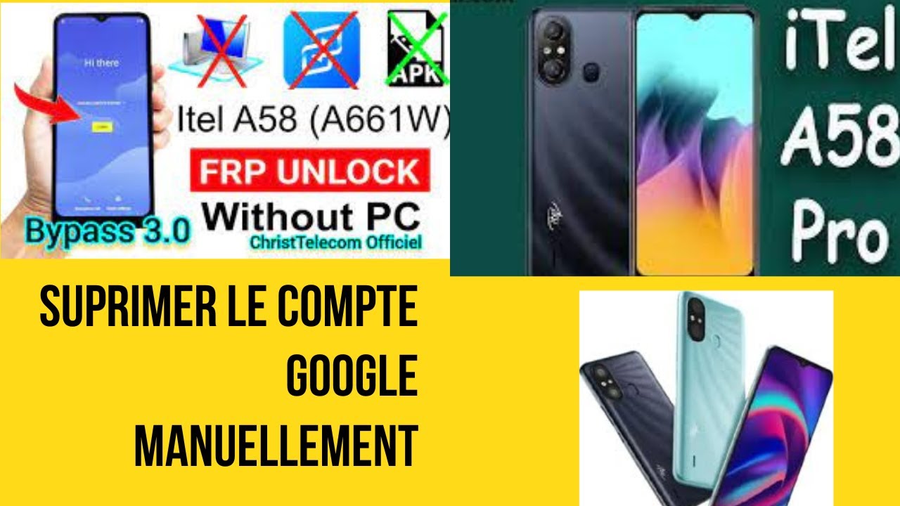 #A51_lite#A661w#A631w#A58pro supprimer manuellement le compte Google ...