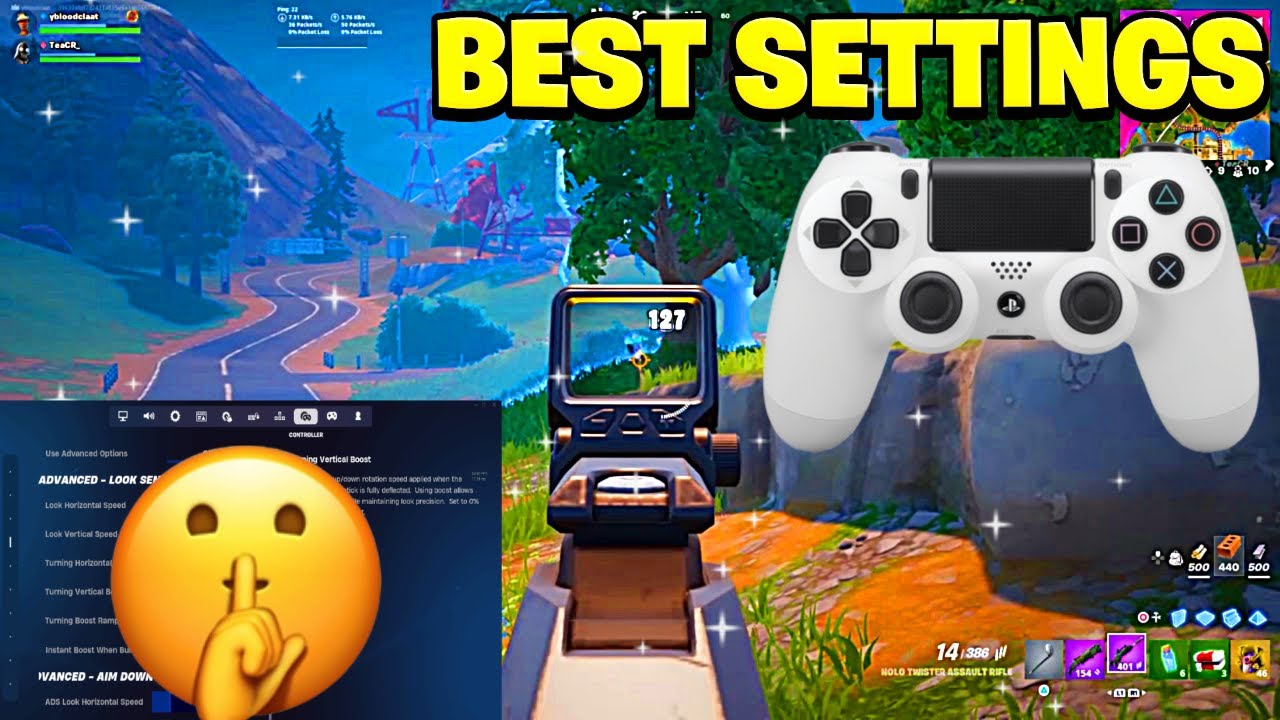 BEST Updated Controller Settings + Sensitivity For Fortnite Chapter 6 ...