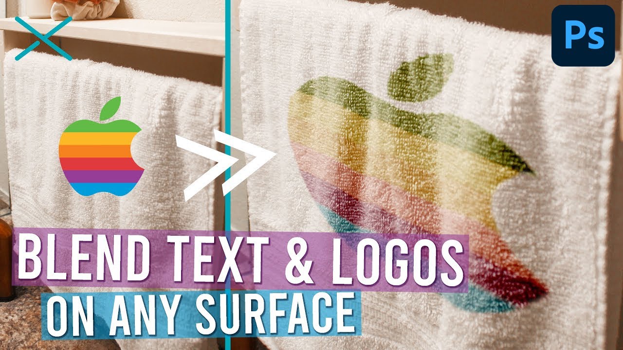 Blend Text & Graphics on Any Surface | Photoshop CC Tutorial ...