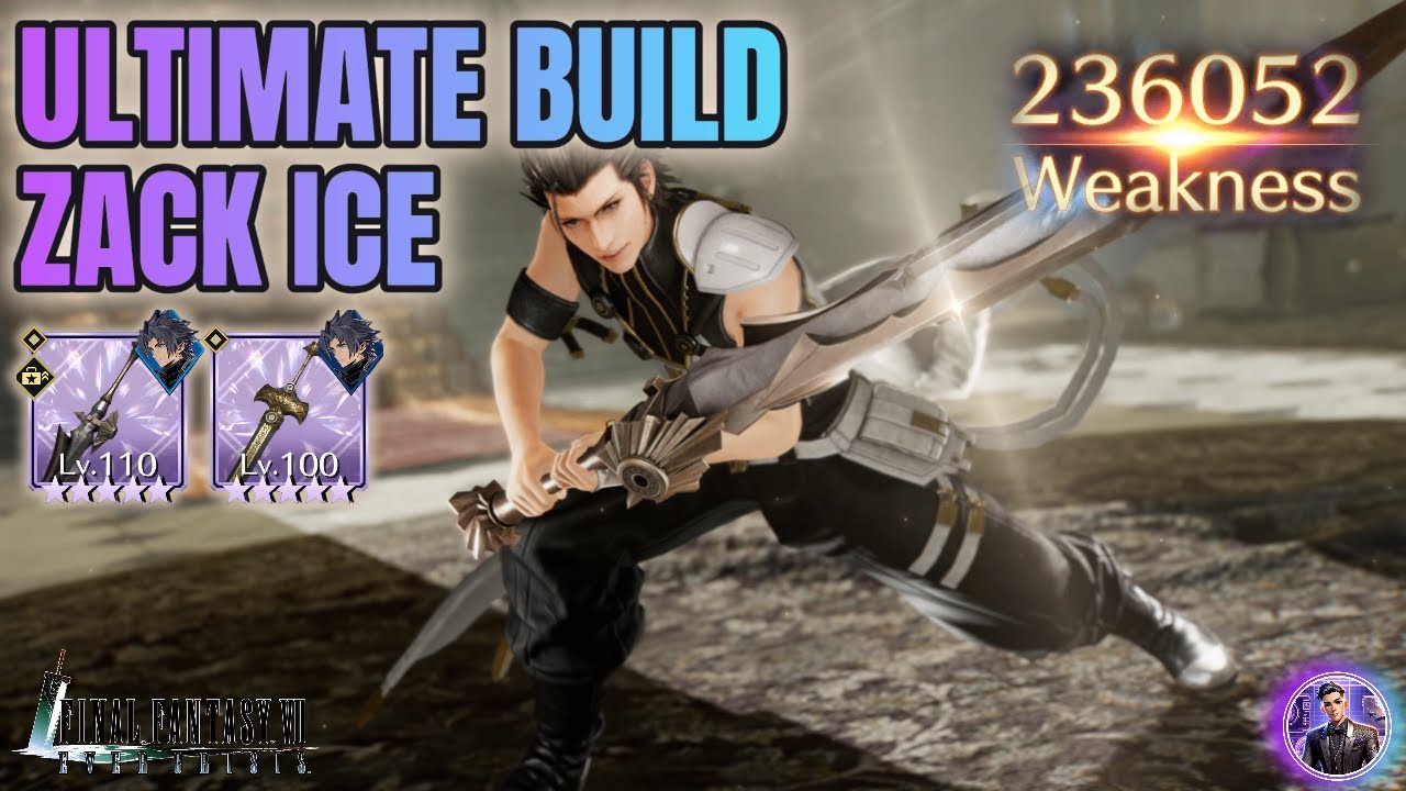 [Final Fantasy 7 Ever Crisis] - ULTIMATE BUILD! Zack Ice Best Team ...