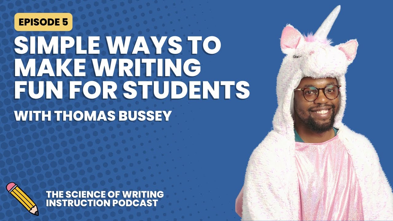 How to Make Writing Fun With Thomas Bussey - YouTube