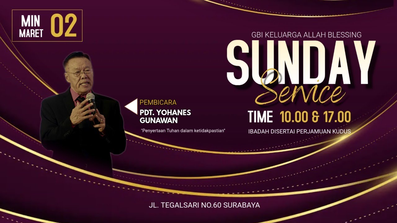 PENYERTAAN TUHAN DALAM KETIDAKPASTIAN oleh Pdt. Yohanes Gunawan - YouTube