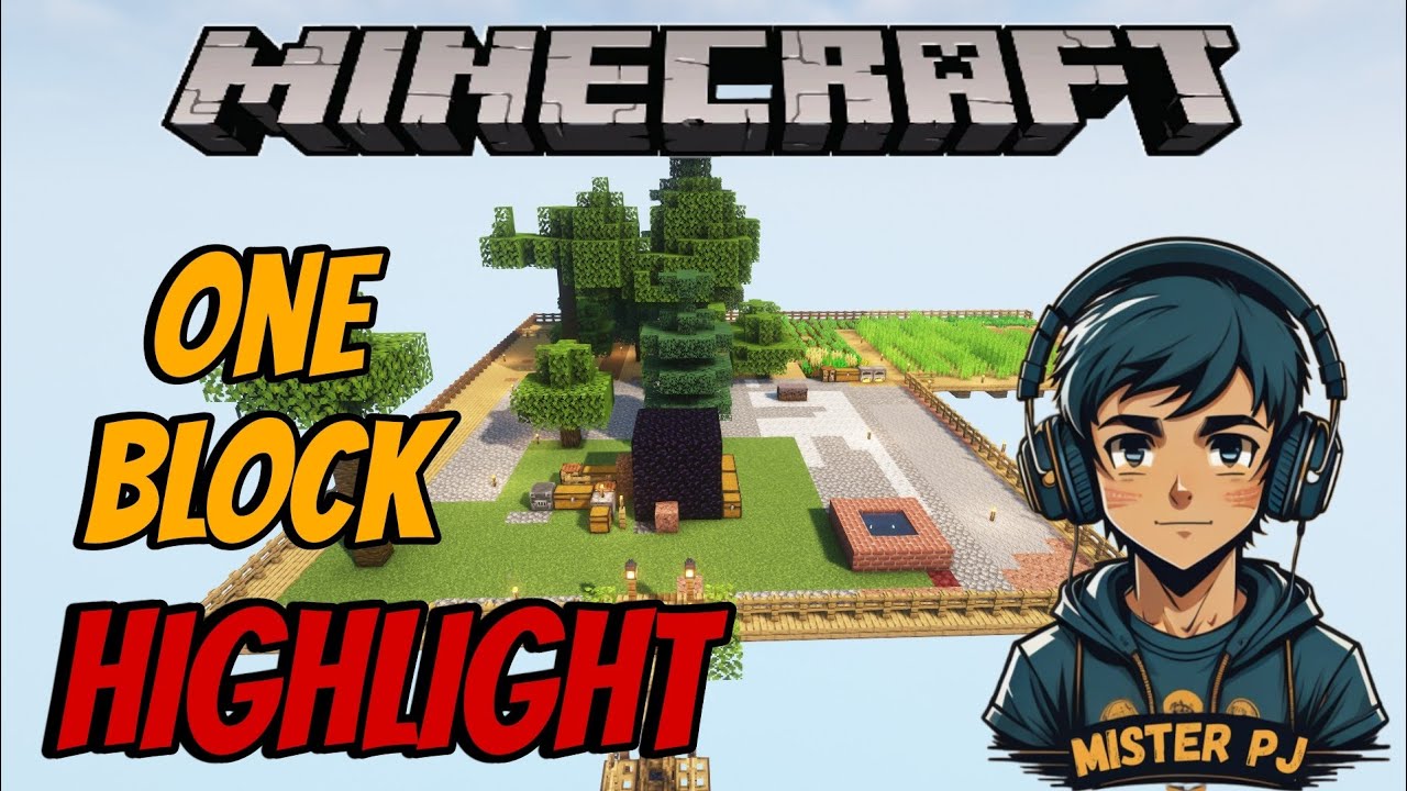 Minecraft One Block Highlight // Hindi // @androxplain - YouTube