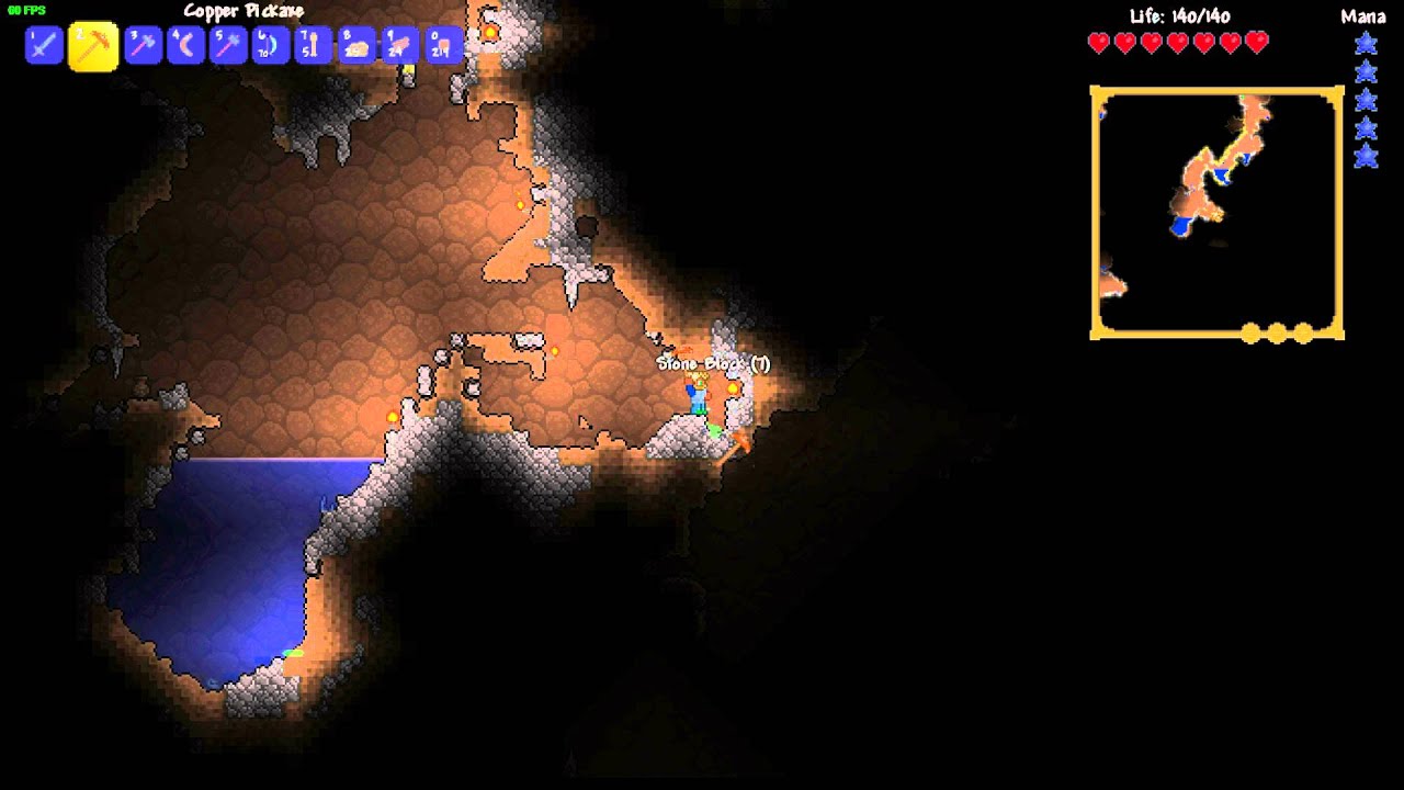 Terraria Ep 3 Mine shaft maintenance - YouTube