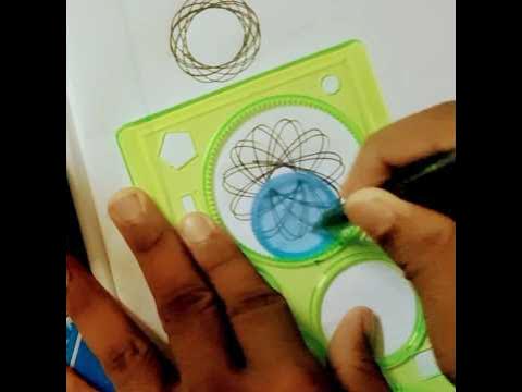 simple spirograph art - YouTube