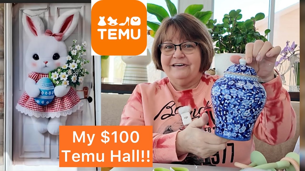My $100 Temu Hall! Easter | Toys | Decorative Items | Clothing | Coupon ...