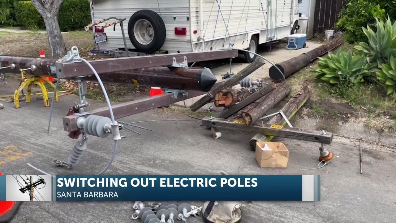 Edison pole replacement project helps 'harden the grid' - YouTube
