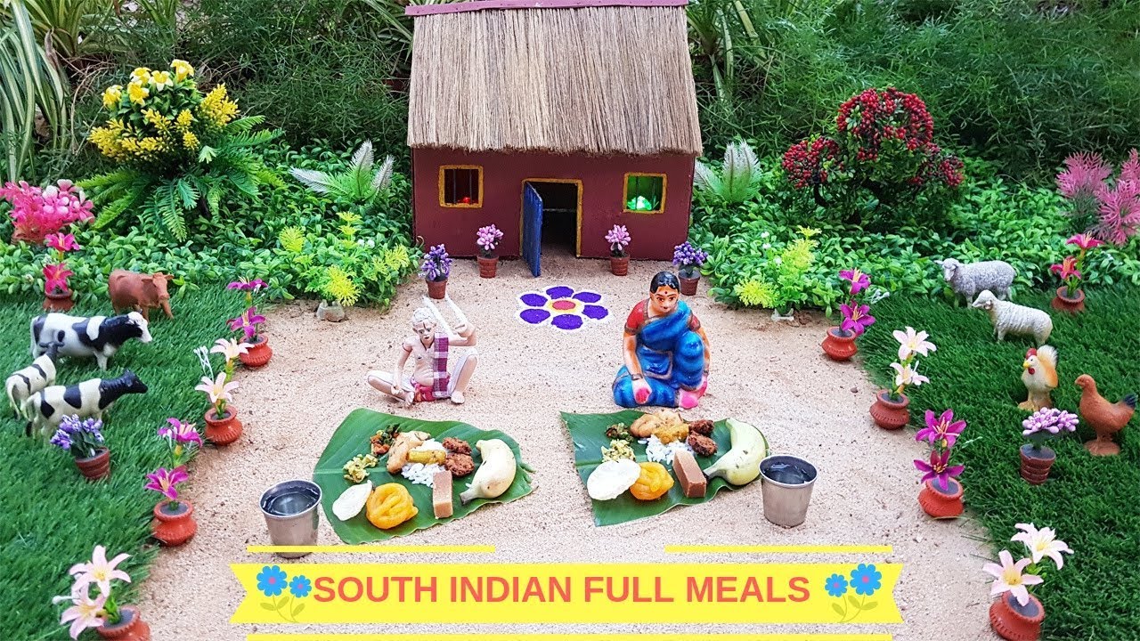 South Indian full Meals |Indian Full Meals Recipe|Miniature Cooking| EP ...