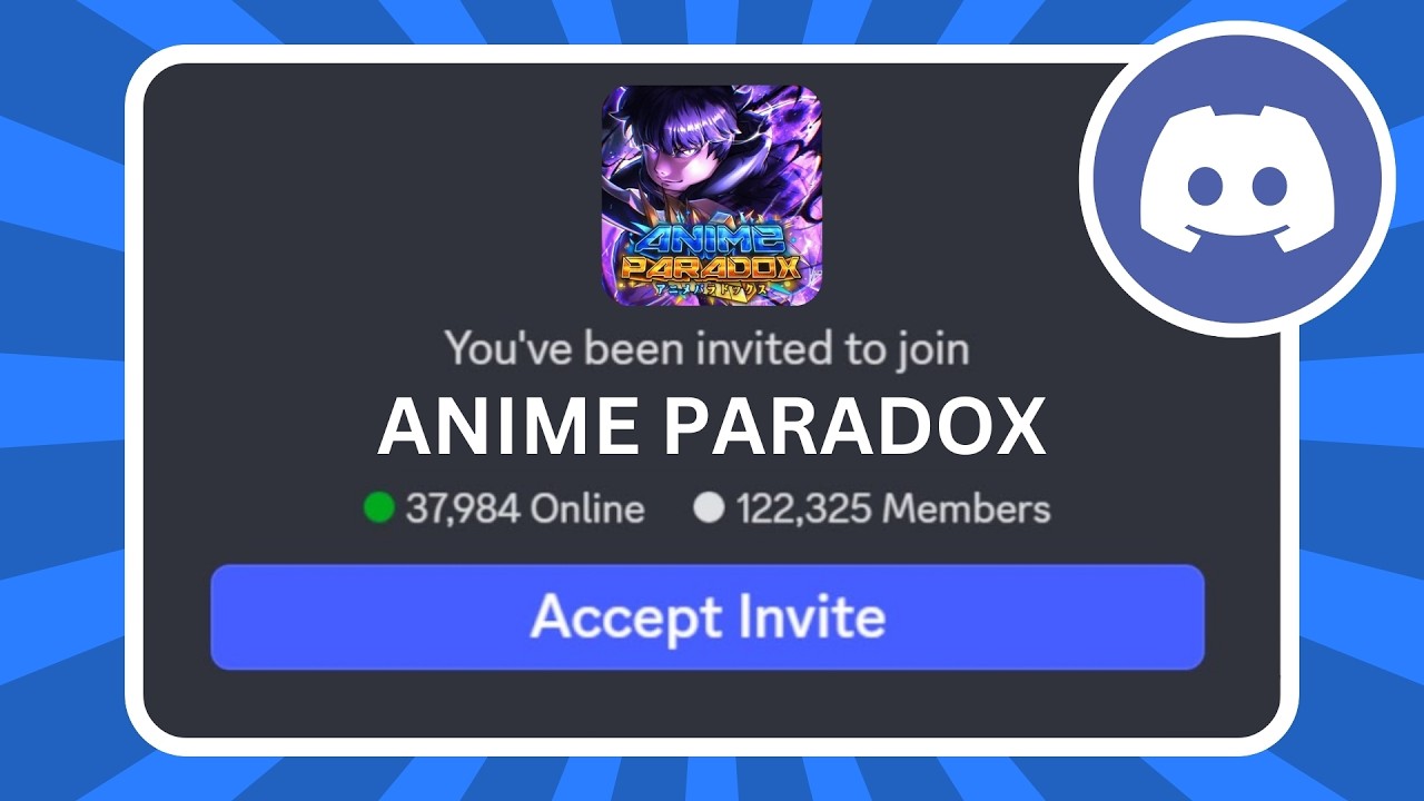 How to Join Anime Paradox Discord Server - YouTube