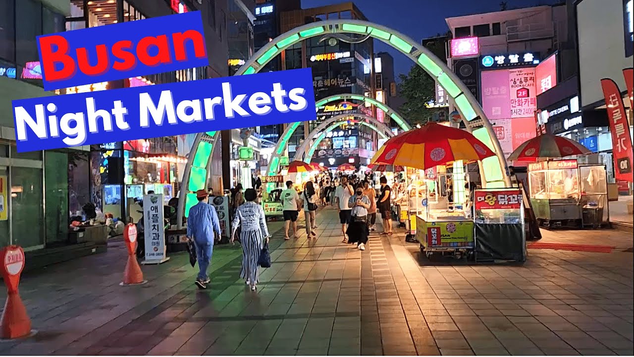Exploring Busan Night Markets - YouTube