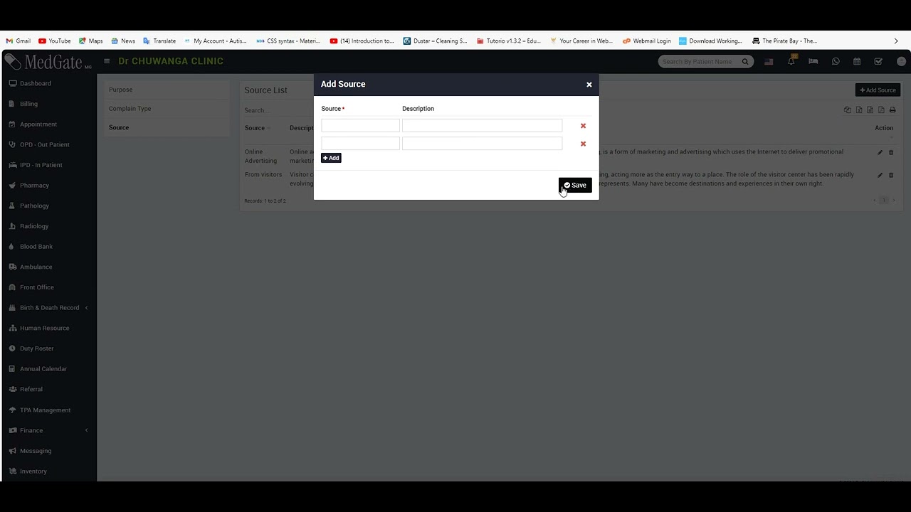 HOW TO SETUP FRONT OFFICE MODULE MEDGATE HOSPITAL MANAGEMENT SYSTEM ...