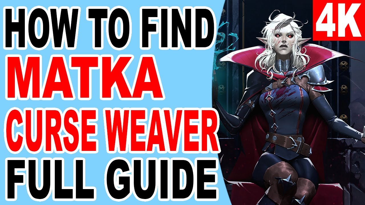V Rising How to Find Matka The Curse Weaver Location - YouTube