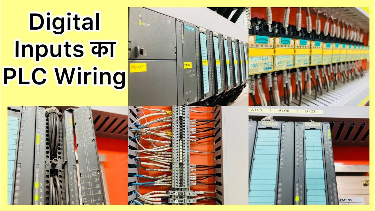 PLC WIRING OF DIGITAL INPUTS SIGNAL|DI Module का वायरिंग करना सीखें ...