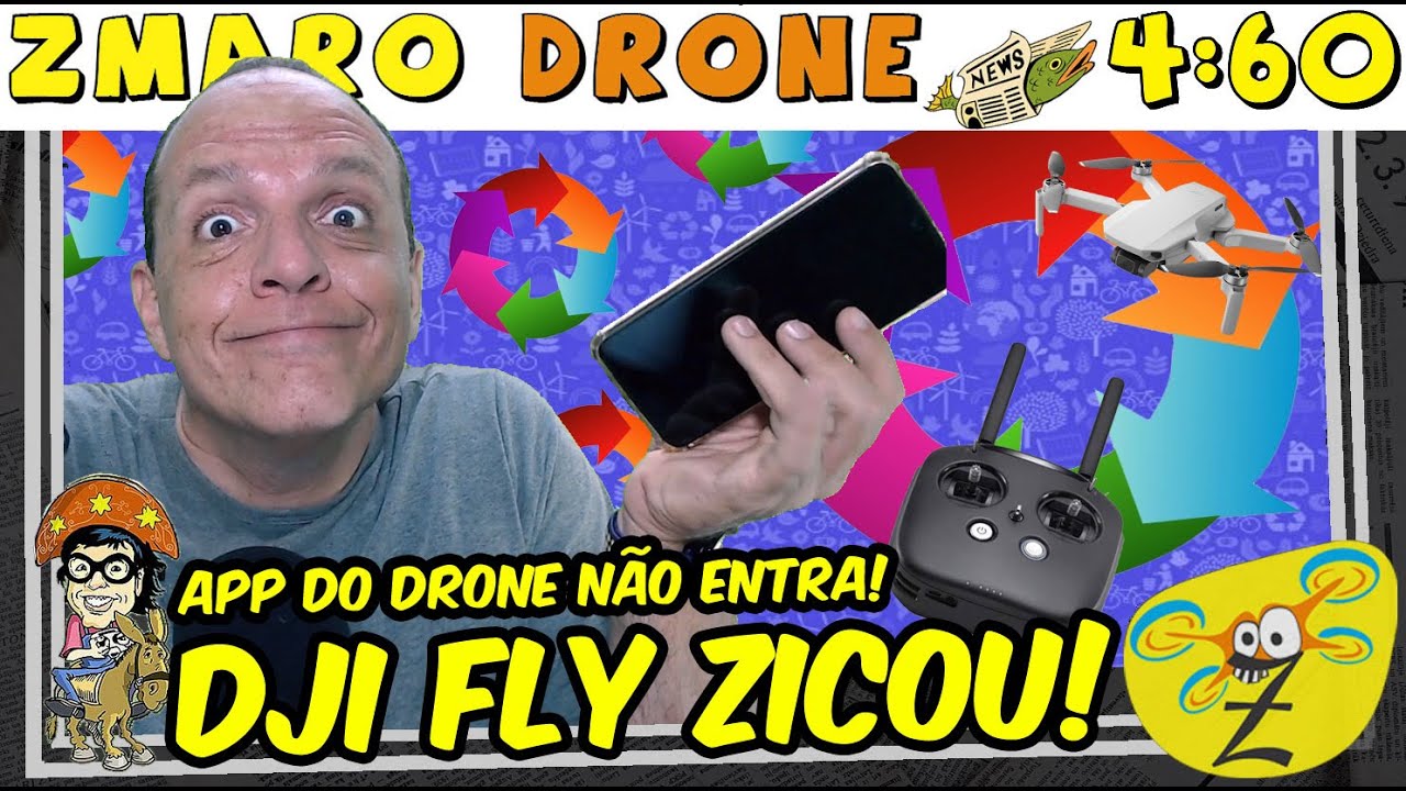 Aplicativo DJI FLY não entra! Dji go 4 também? Entenda o "ciclo" de um ...